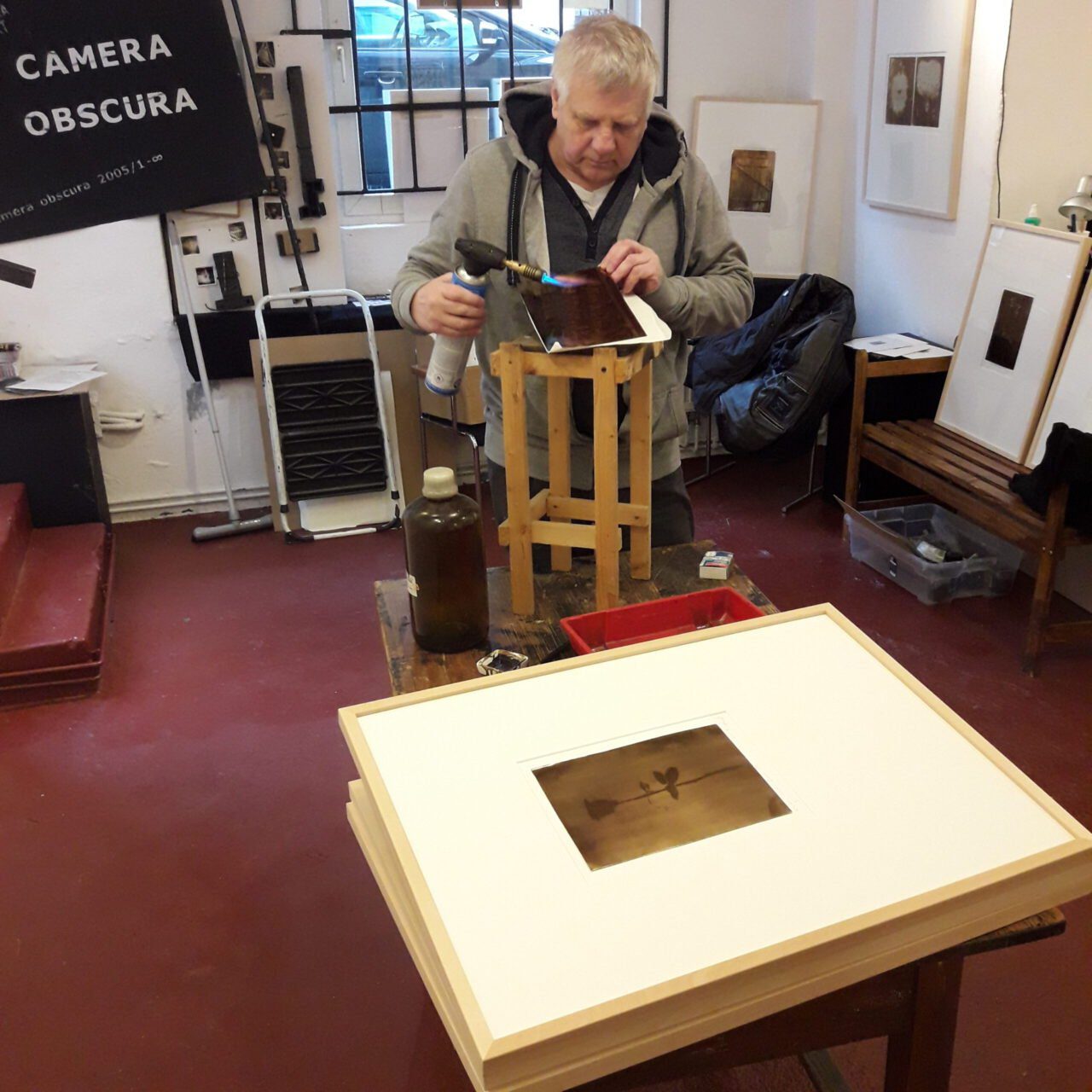 Heliography by Przemek Zajfert | after Joseph Nicéphore Niépce, 1822/1826